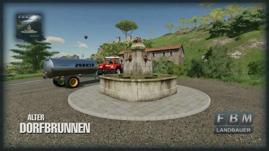 Old Village Well v1.0 FS22 Mod | Farming Simulator 22 Mod