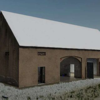 Pigsty With Garage v1.0 FS22 Mod | Farming Simulator 22 Mod
