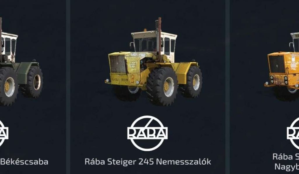Raba Steiger pack v1.0 FS22 Mod | Farming Simulator 22 Mod