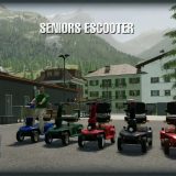 Seniors eScooter v1.0 FS22 Mod | Farming Simulator 22 Mod
