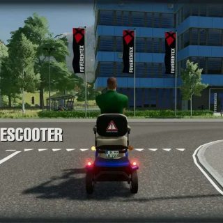 Seniors eScooter v1.0 FS22 Mod | Farming Simulator 22 Mod