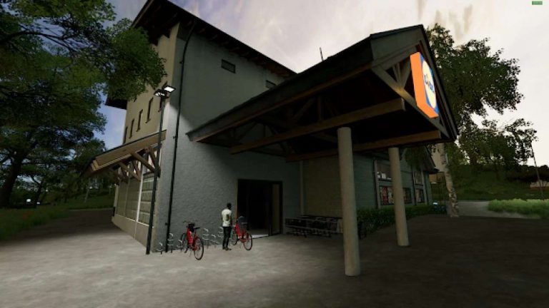 Supermarket Multishop v1.0 FS22 Mod | Farming Simulator 22 Mod