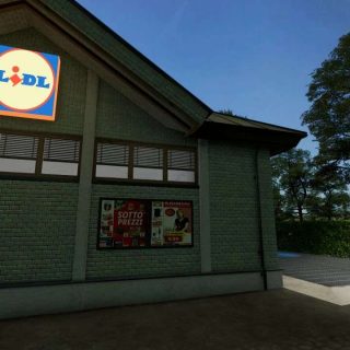 Supermarket Multishop v1.0 FS22 Mod | Farming Simulator 22 Mod