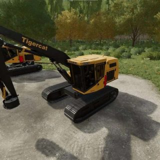Tigercat 855 Attachable v1.0.7 FS22 Mod | Farming Simulator 22 Mod