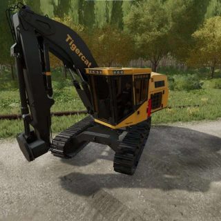 Tigercat 855 Attachable v1.0.7 FS22 Mod | Farming Simulator 22 Mod