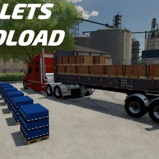 Titan Flat Rack Containers v1.0 FS22 Mod | Farming Simulator 22 Mod