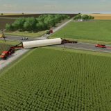 Trail King Double Schnable Trailer and Wind Tower Sections v1.0 FS22 ...