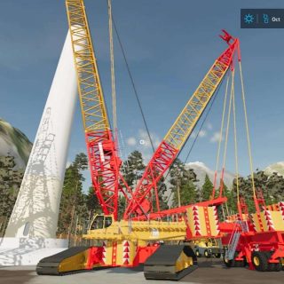 Trail King Double Schnable Trailer and Wind Tower Sections v1.0 FS22 ...