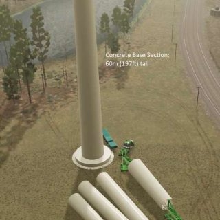 Trail King Double Schnable Trailer and Wind Tower Sections v1.0 FS22 ...