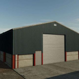 UK Style Sheds (Prefab) v1.0 FS22 Mod | Farming Simulator 22 Mod