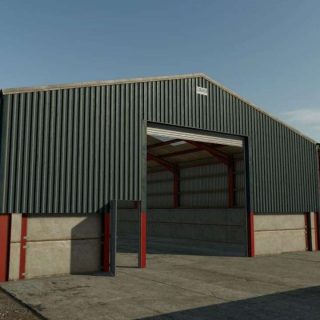 UK Style Sheds (Prefab) v1.0 FS22 Mod | Farming Simulator 22 Mod