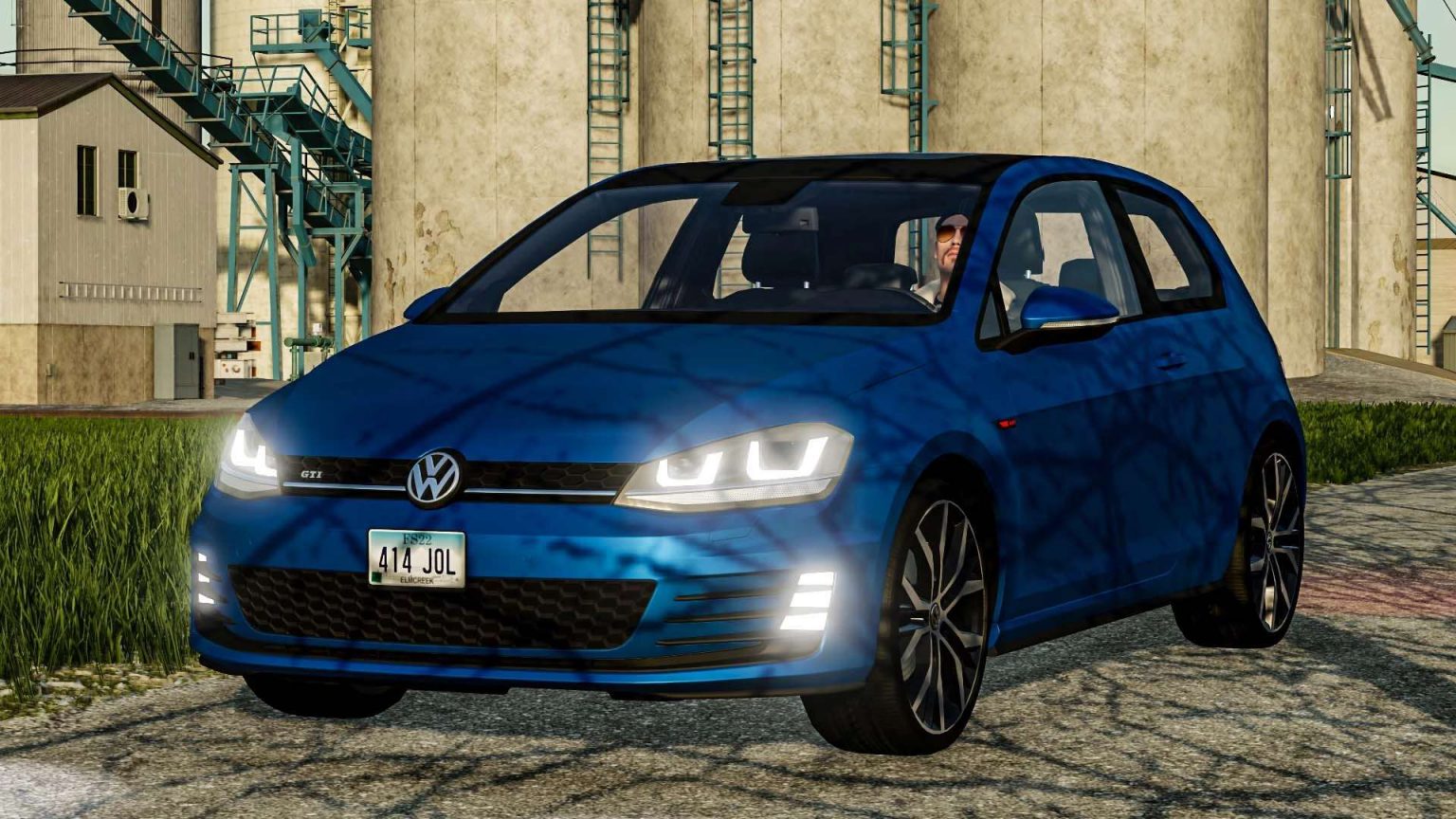 Volkswagen Golf GTI v1.1 FS22 Mod | Farming Simulator 22 Mod