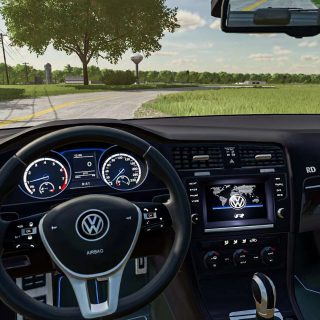 Volkswagen Golf GTI v1.1 FS22 Mod | Farming Simulator 22 Mod