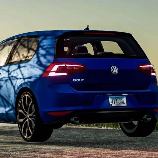 Volkswagen Golf GTI v1.1 FS22 Mod | Farming Simulator 22 Mod