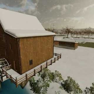 Watermill v1.0 FS22 Mod | Farming Simulator 22 Mod