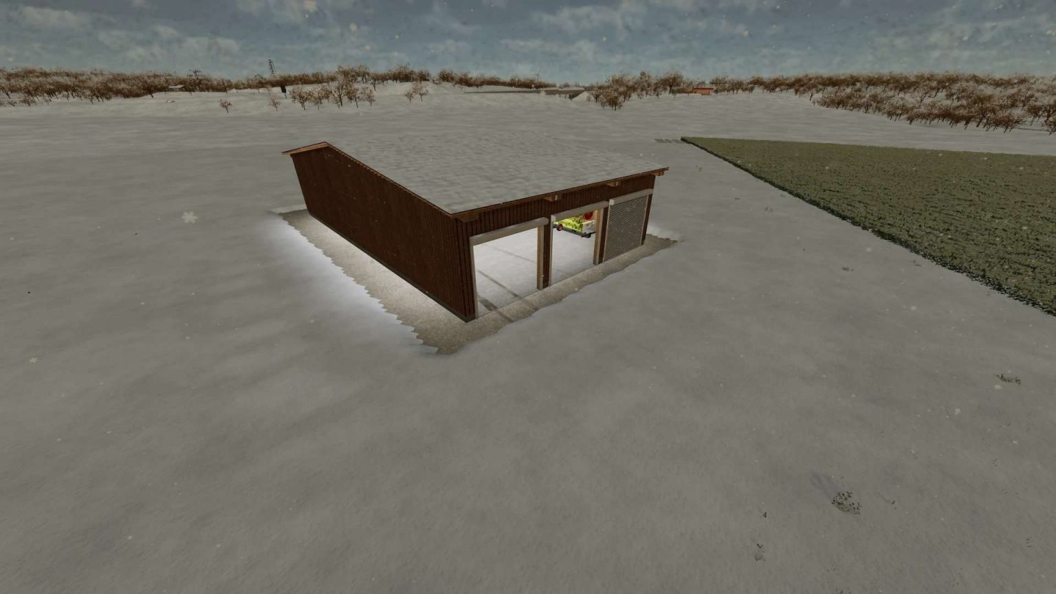 Wood Garage v1.0 FS22 Mod | Farming Simulator 22 Mod