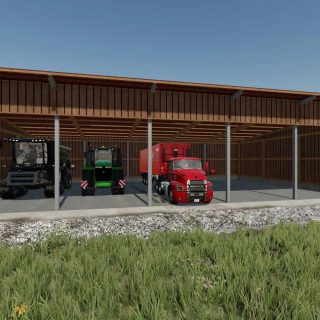 Wood Shed v1.0.0.3a FS22 Mod | Farming Simulator 22 Mod