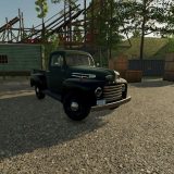 1948 Ford F1 pickup v1.0 FS22 Mod | Farming Simulator 22 Mod