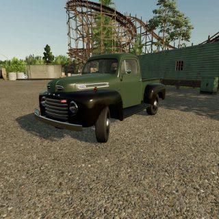 1948 Ford F1 pickup v1.0 FS22 Mod | Farming Simulator 22 Mod