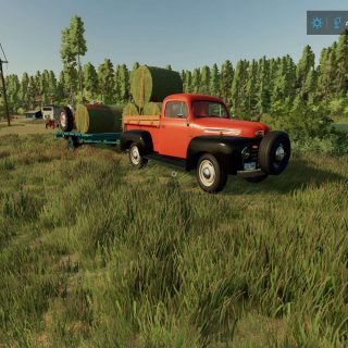 1948 Ford F1 pickup v1.0 FS22 Mod | Farming Simulator 22 Mod