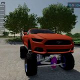 2018 Ford Mustang Lifted v1.0 FS22 Mod | Farming Simulator 22 Mod