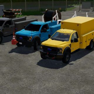 2022 Ford F600 Service Truck V1.0 FS22 Mod | Farming Simulator 22 Mod