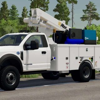 2022 Ford F600 Service Truck V1.0 FS22 Mod | Farming Simulator 22 Mod