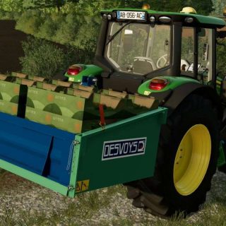 3-point tipper Desvoys v1.0 FS22 Mod | Farming Simulator 22 Mod