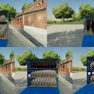 40' Lizard Flatbed Autoloading Bale Trailer v1.0 FS22 Mod | Farming ...