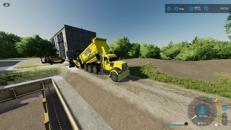 Alers Hauling KenWorth W990 Dump Truck V3.0 FS22 Mod | Farming Simulator 22 Mod