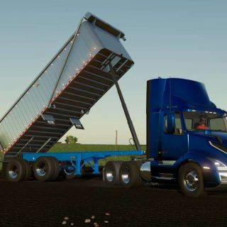 ALFAB End Dump Trailer v1.0 FS22 Mod | Farming Simulator 22 Mod