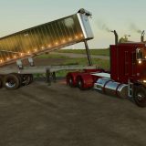 ALFAB End Dump Trailer v1.0 FS22 Mod | Farming Simulator 22 Mod