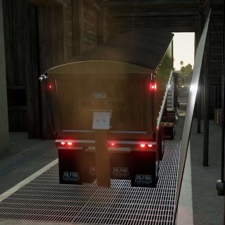 ALFAB End Dump Trailer v1.0 FS22 Mod | Farming Simulator 22 Mod