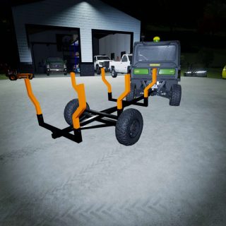 ATV Log Trailer V1.0 FS22 Mod | Farming Simulator 22 Mod