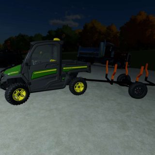 ATV Log Trailer V1.0 FS22 Mod | Farming Simulator 22 Mod