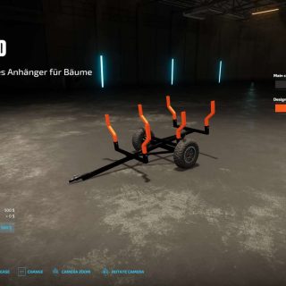 ATV Log Trailer V1.0 FS22 Mod | Farming Simulator 22 Mod