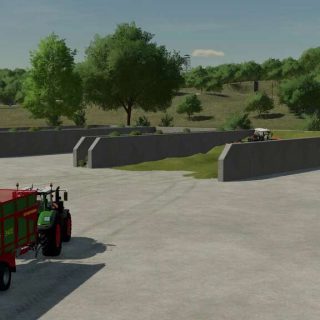 Bunker Silo Set Modular v1.0 FS22 Mod | Farming Simulator 22 Mod