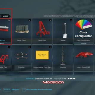 Bushel Plus ESPANOL v1.0 FS22 Mod | Farming Simulator 22 Mod