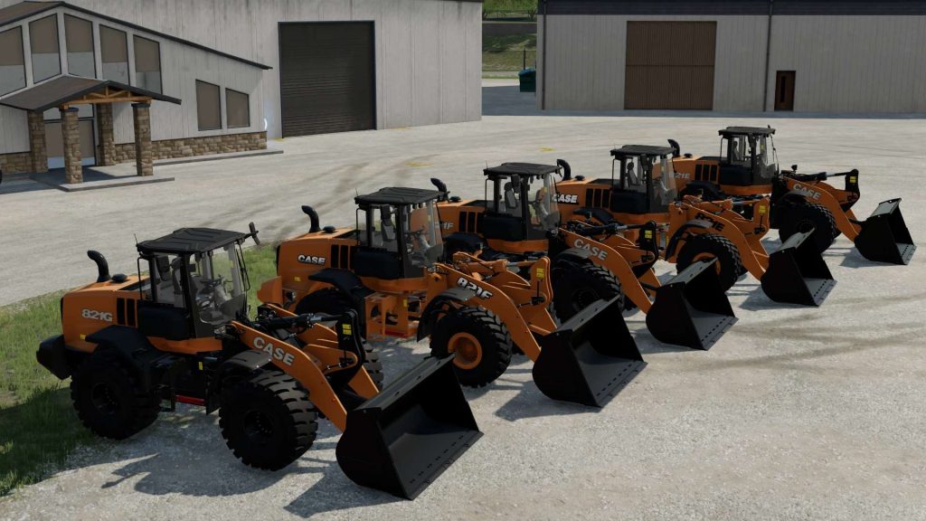 Case 821 E/F/G Loader Pack v1.0 FS22 Mod | Farming Simulator 22 Mod