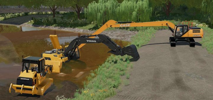 FS22 Excavators | Farming Simulator 22 Forklifts Mods