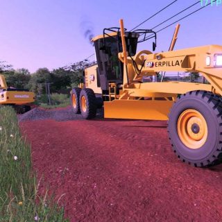 Caterpillar 12K v1.0.0.2 FS22 Mod | Farming Simulator 22 Mod
