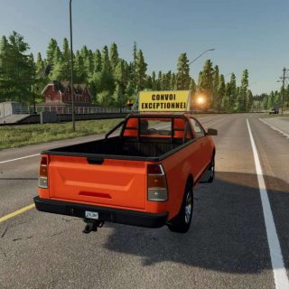 Convoy Pilot Pickup v1.0 FS22 Mod | Farming Simulator 22 Mod