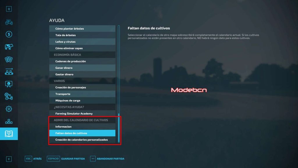 Crop Calendar Manager VERSION EN ESPANOL V1.0 FS22 Mod | Farming ...