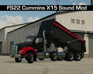 Cummins X15 Sound Mod v1.0 FS22 Mod | Farming Simulator 22 Mod