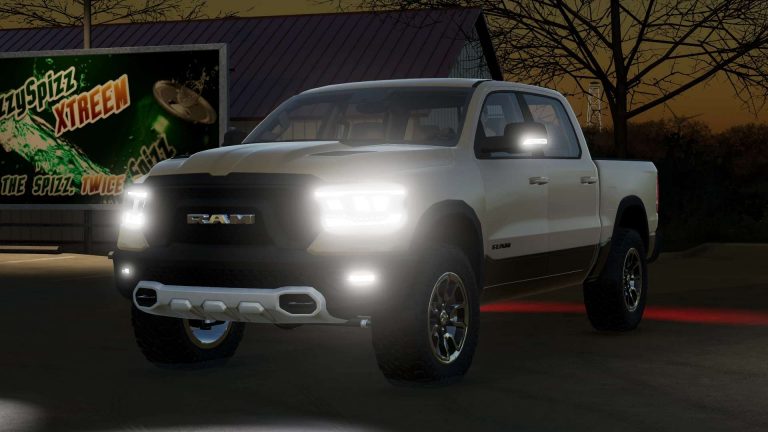 Dodge Ram 1500 2019 v1.4 FS22 Mod | Farming Simulator 22 Mod