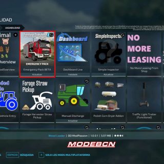 Emergency Pack ESPANOL + TEXTURAS v0.8.0.1 FS22 Mod | Farming Simulator ...