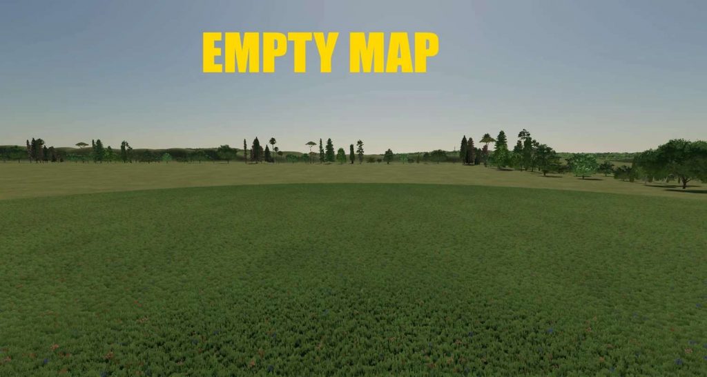Empty Map for build you farm v1.0 FS22 Mod | Farming Simulator 22 Mod