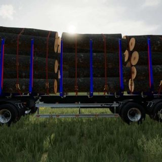 Fliegl Long Trailer Wood with Autoload v1.0 FS22 Mod | Farming ...