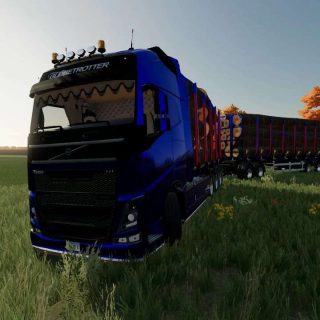 Fliegl Long Trailer Wood with Autoload v1.0 FS22 Mod | Farming ...