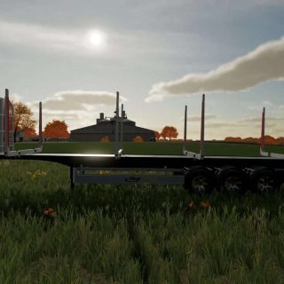 Fliegl VanTrailer Wood with Autoload v1.0 FS22 Mod | Farming Simulator ...